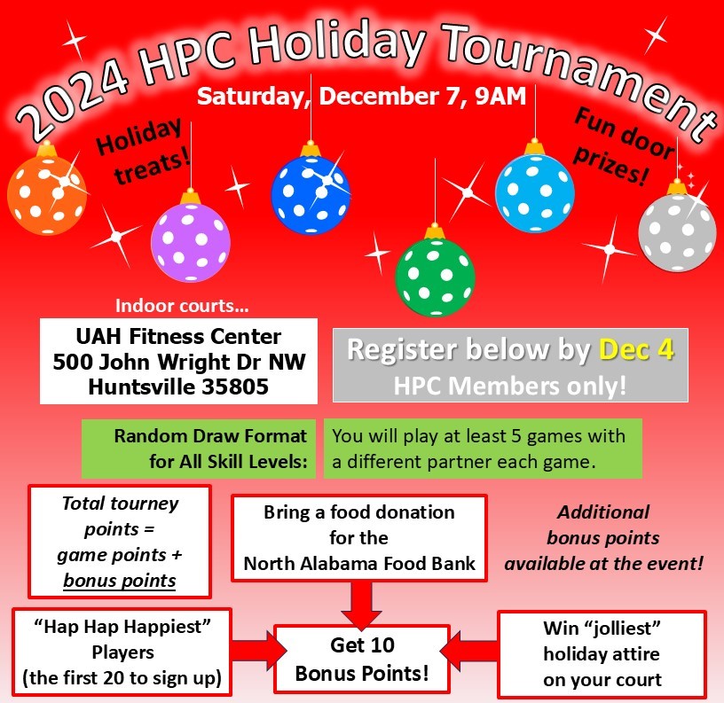Registration - HPC Holiday Tournament 2024